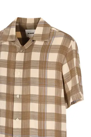 JIL SANDER Checked Button-up Shirt