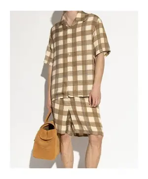 JIL SANDER Checked Button-up Shirt