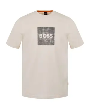 Hugo Boss Crewneck Shortsleeve Top - White