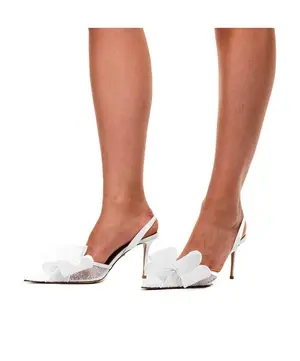 MACHMACH Solid Color Slingbacks