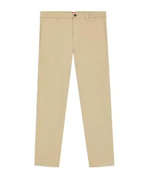 Hugo Boss Tailored Stretch Cotton Trousers - No