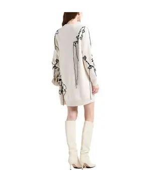 Max Mara Two-tone Knitted Dress