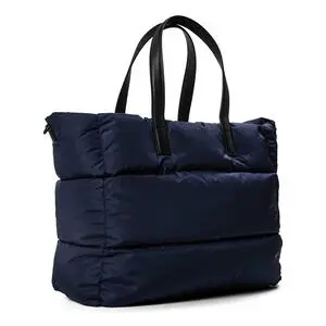 Moncler Quilted Nylon Tote Bag With Logo