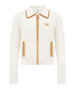 Casablanca Collared Jacket With Contrasting Trim - No