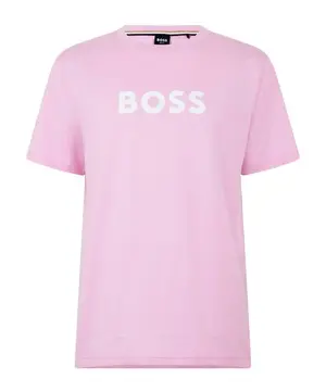 Hugo Boss Crewneck Shortsleeve Top - Pink