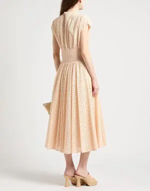 Tory Burch Solid Color Short Sleeve Dress