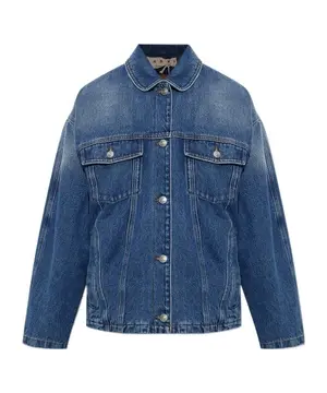 Marni Long Sleeve Denim Trucker Jacket