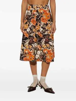 Marni Cloqué A-line Skirt