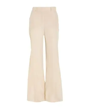 Sportmax Wide-leg Trousers With Crystal Embellishments