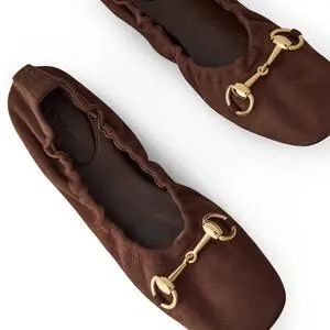 Gucci Solid Color Ballerina