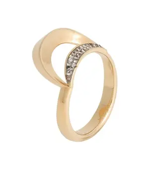 Chloé Clasp-free Crystal Ring - Yellow