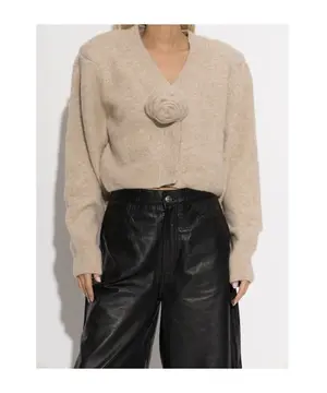 ROTATE BY BIRGER CHRISTENSEN Knit Flower Cardigan