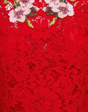 Dolce & Gabbana Minimalist Solid-color Lace Top