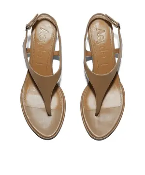 AeydĒ Solid Color Wedge Heeled Sandals