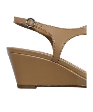 AeydĒ Solid Color Wedge Heeled Sandals