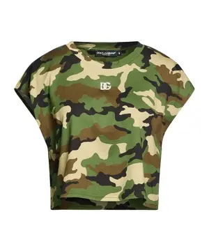 Dolce & Gabbana Camouflage Short-sleeved T-shirt - Green