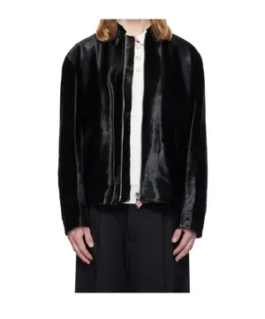 Casablanca Zip-up Fur Jacket