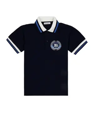 Dolce & Gabbana Shortsleeve Polo Shirt - Black