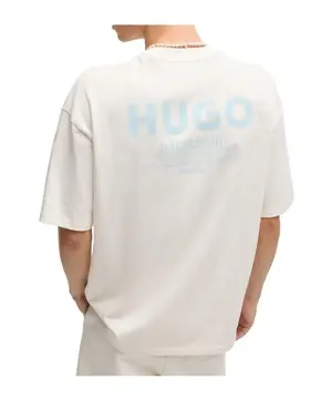 Hugo Boss Offwhite Crewneck Shortsleeve Tee