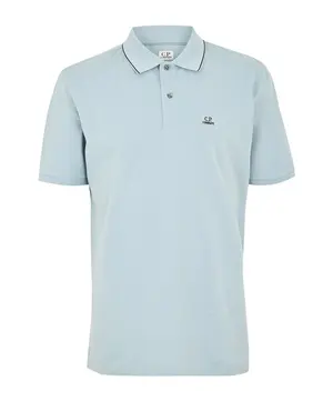C.P. COMPANY Cotton Shortsleeve Polo Shirt - No