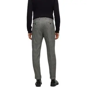 Hugo Boss Plaid Tailored Trousers