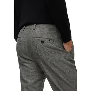 Hugo Boss Plaid Tailored Trousers