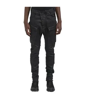 Masnada Casual Trousers With Belt Loops - Black