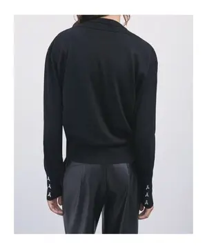 Patrizia Pepe Crew-neck Long-sleeve Knit Top