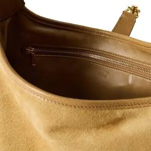 Gucci Solid Color Handbag - Brown