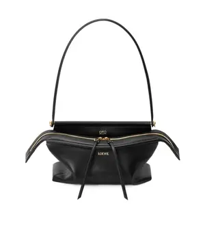Loewe Small Whisker Bag In Glazed Calfskin