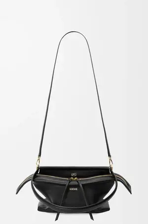 Loewe Small Whisker Bag In Glazed Calfskin