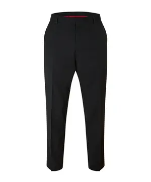 Hugo Boss Plain Tailored Trousers - Black