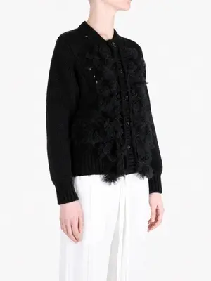Comme Des Garçons Long-sleeved Cardigan