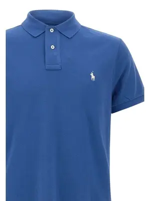 Ralph Lauren Polo Logo-embroidered Straight Hem Polo Shirt