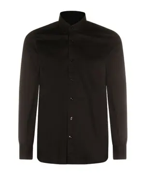 MAZZARELLI Slim Fit Shirt - Black