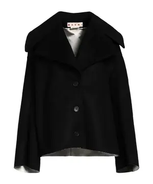 Marni Single-breasted Coat - Black