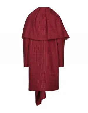Balenciaga Houndstooth Long Coat