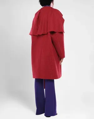 Balenciaga Houndstooth Long Coat