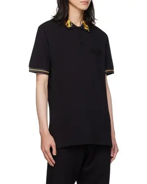 Versace Baroque-pattern Polo Shirt