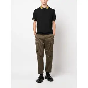 Versace Baroque-pattern Polo Shirt