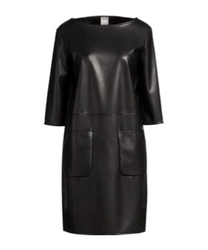 Max Mara Faux-leather Shift Dress
