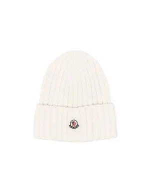 Moncler Logo Patch Beanie