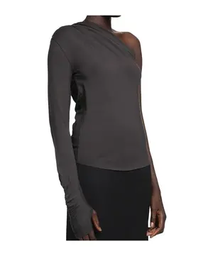 THOM KROM One-shoulder Draped Top