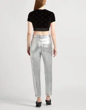 Dolce & Gabbana Cropped T-shirt With Logo