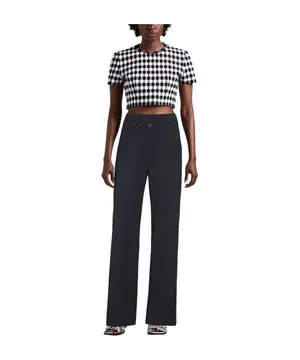 Max Mara Solid-color Slim-flare Pants