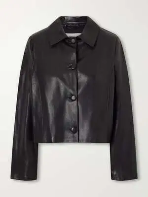 Nour Hammour Hadley Leather Jacket - Black