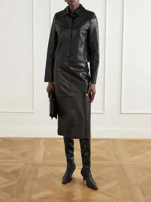 Nour Hammour Hadley Leather Jacket