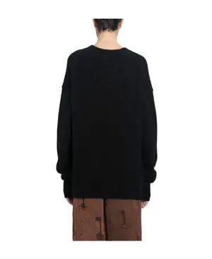 UMA WANG Knitted Crew Neck Jumper