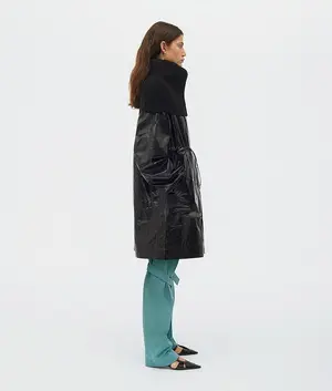 Bottega Veneta Funnel Neck Coat