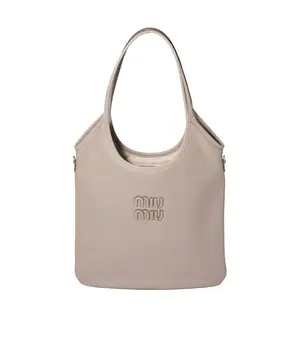 Miu Miu Leather Tote Bag - Float Stone